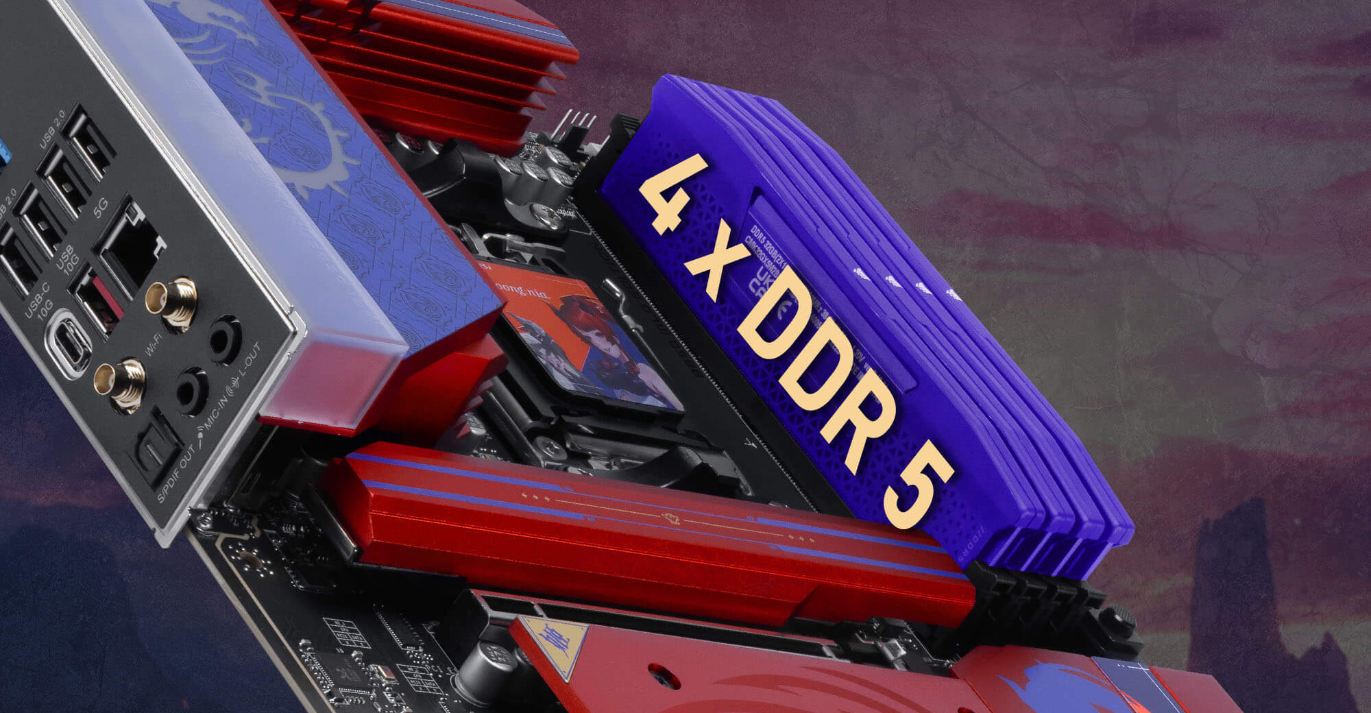 MSI B850 MLG EDITION AM5 AMD B850 ATX B850 SATA 6Gb/s 5G Network Wi-Fi7 DDR5 Motherboard ...